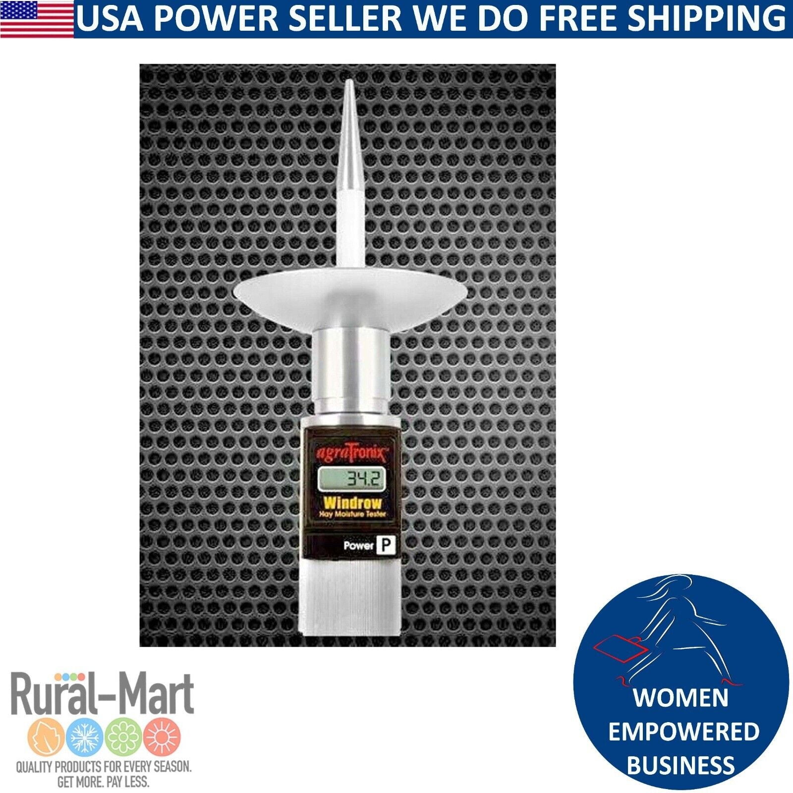 WINDROW Hay Moisture Tester #07140 / Agratronix - Walmart.com