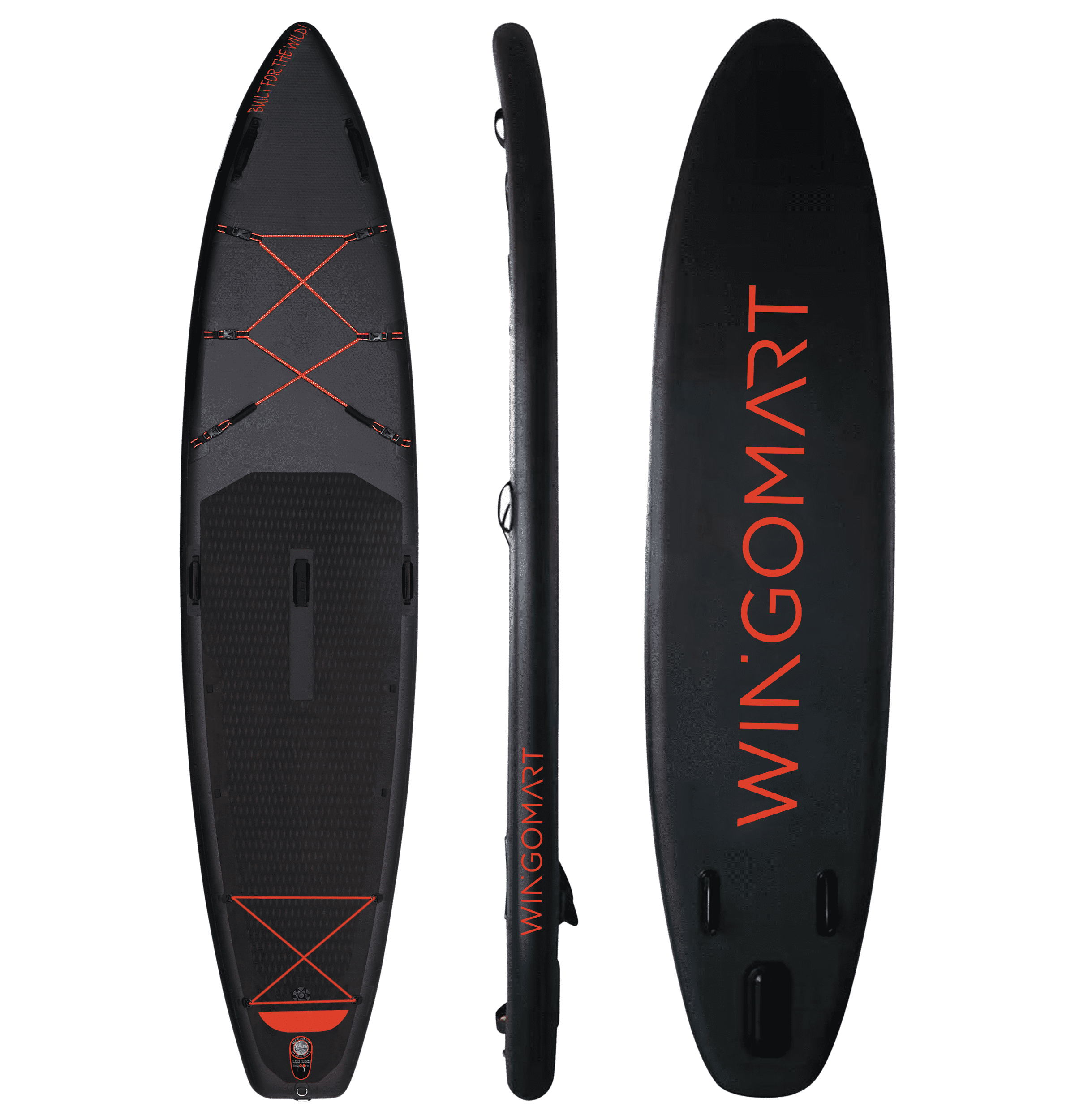 WINGOMART ELITE BLACK XXL 12FT Inflatable Stand up Paddle Board 12'x30 ...