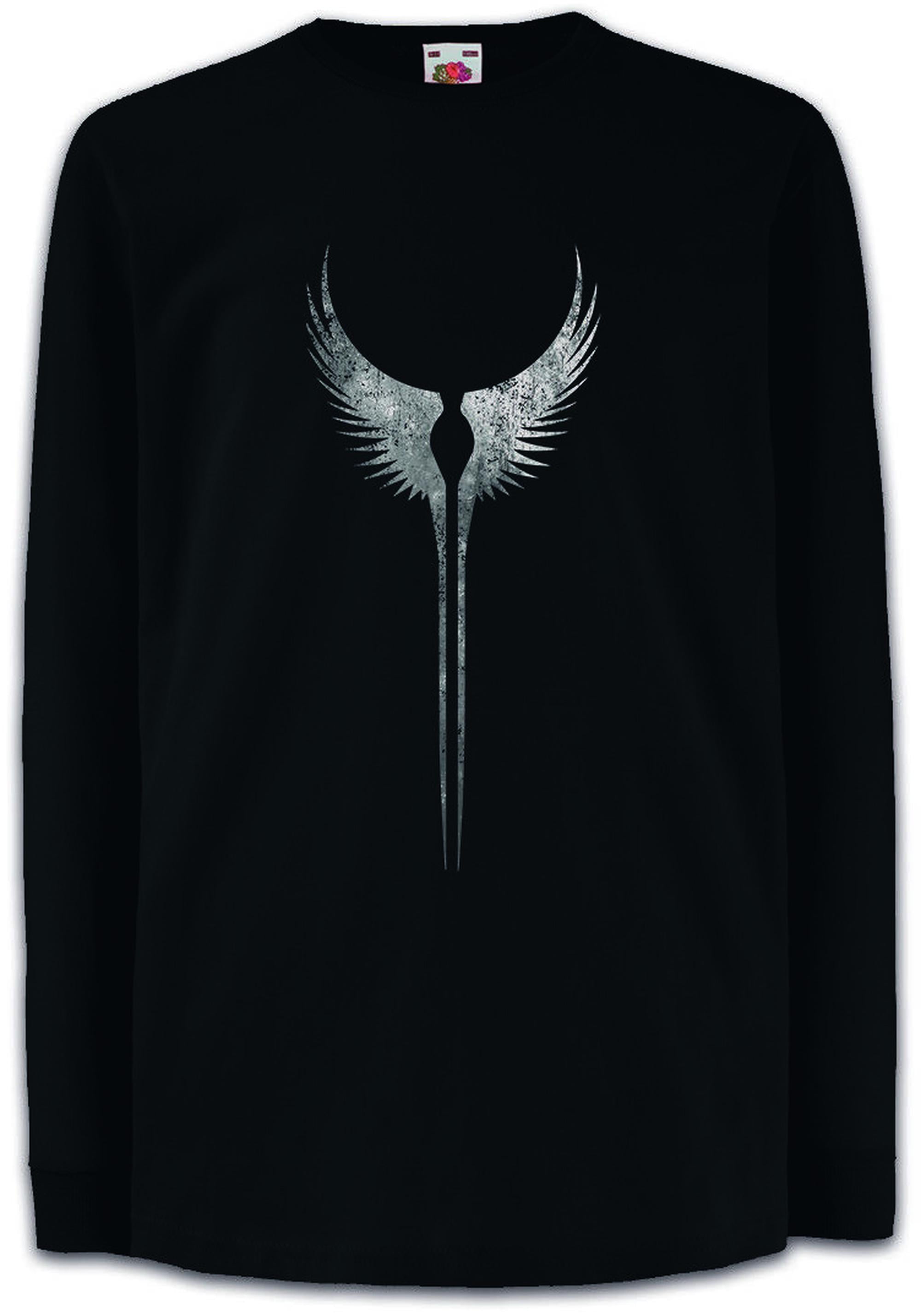 WINGS Long Sleeve T-Shirt Symbol Ravens Kelten Rune - Walmart.com