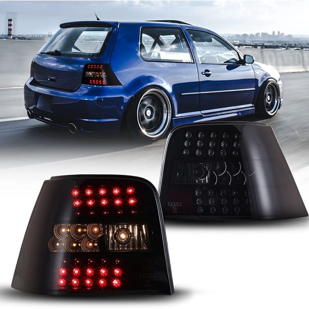 WINJET Led Tail Lights Assembly for 1999-2004 Volkswagen Golf MK4/GTI ...