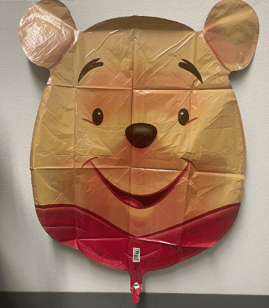 WINNIE the POOH HEAD Balloon • Large Shape Foil Mylar Balloon • Party ...
