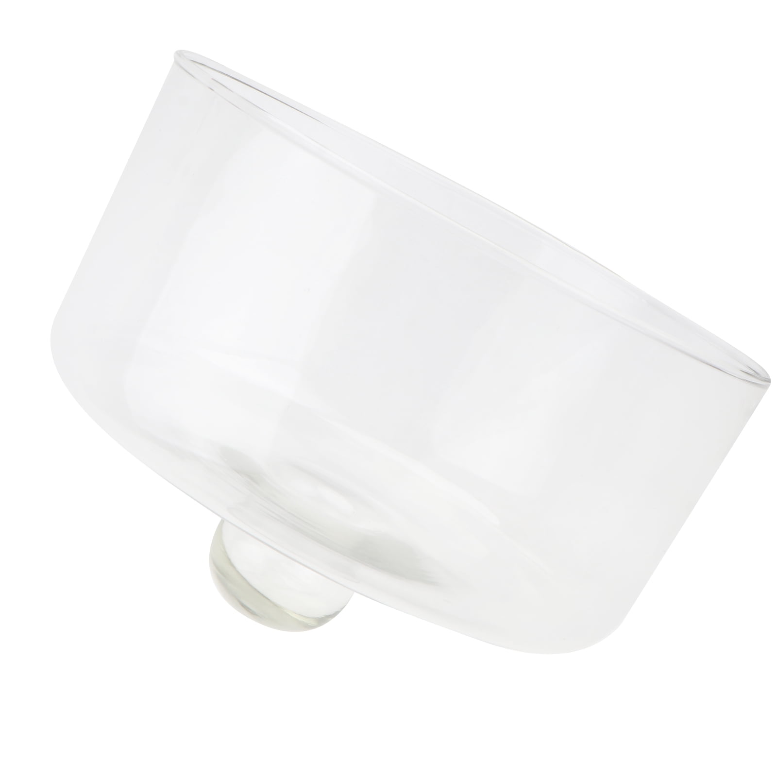 WINOMO 1 Pc Lead Free Glass Cake Cover for Caterers Simple Design Seal ...