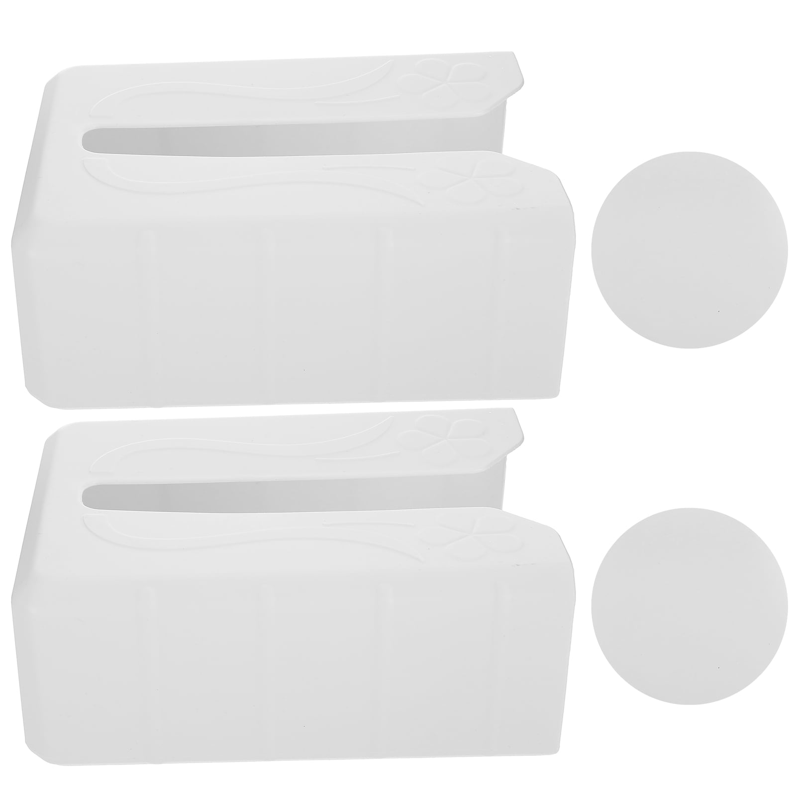 WINOMO 1 Set Space Saving Tissue Holders Abs Plastic Straight Plate ...