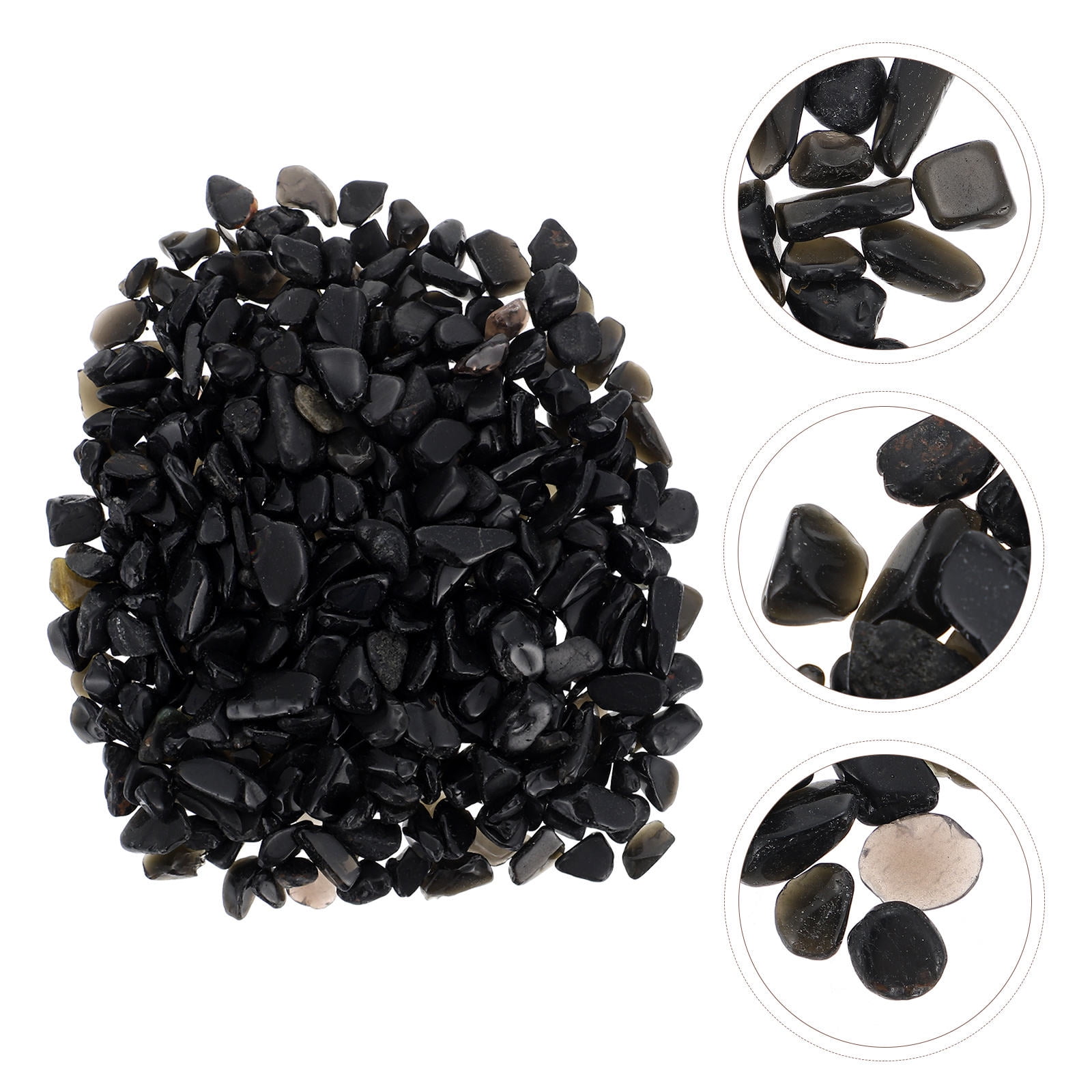WINOMO 1 Set of Natural Obsidian Decor for Tank Decorations with ...
