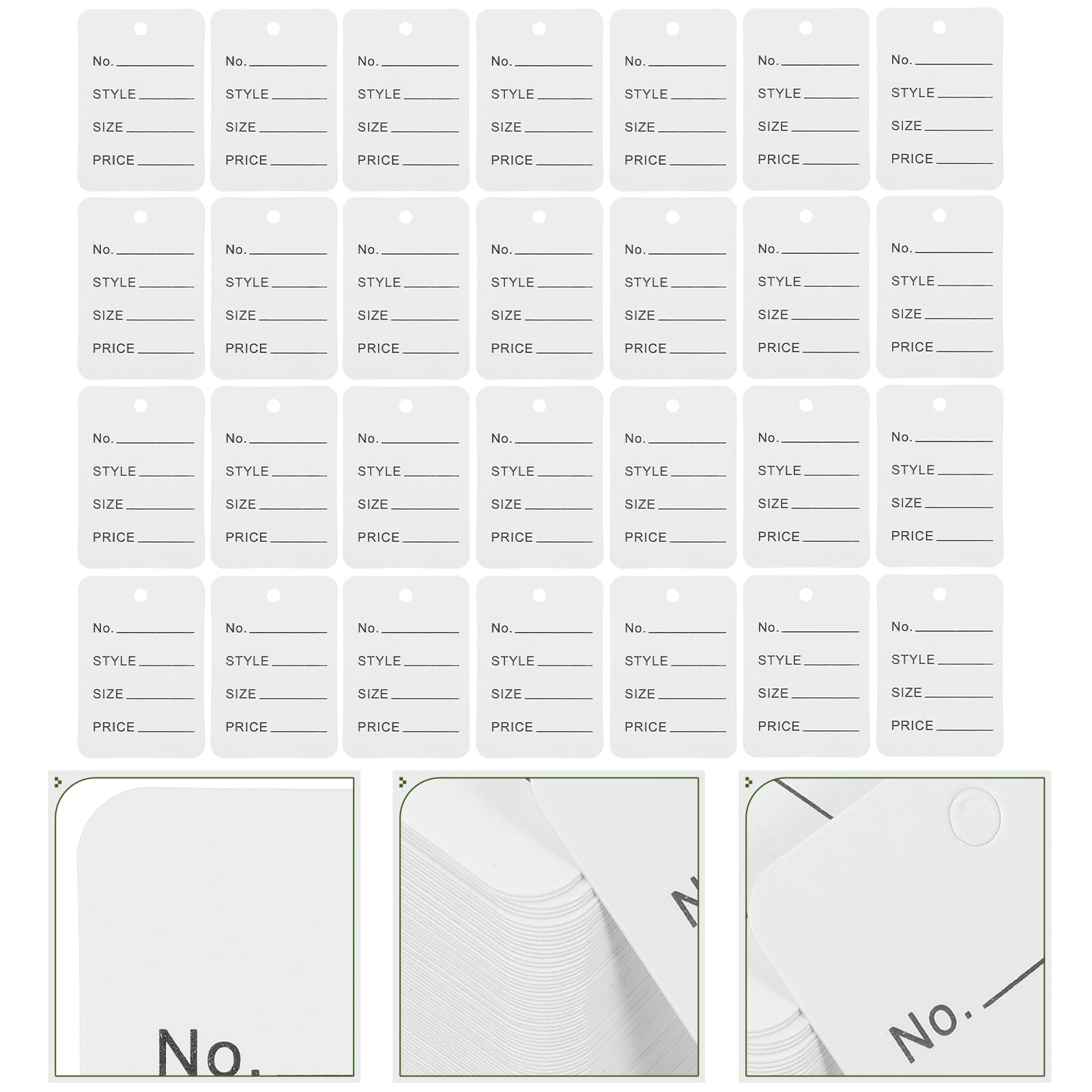 WINOMO 1000pcs Tag Clothes Prices Tag Clothes Labels Hanging Labels For ...