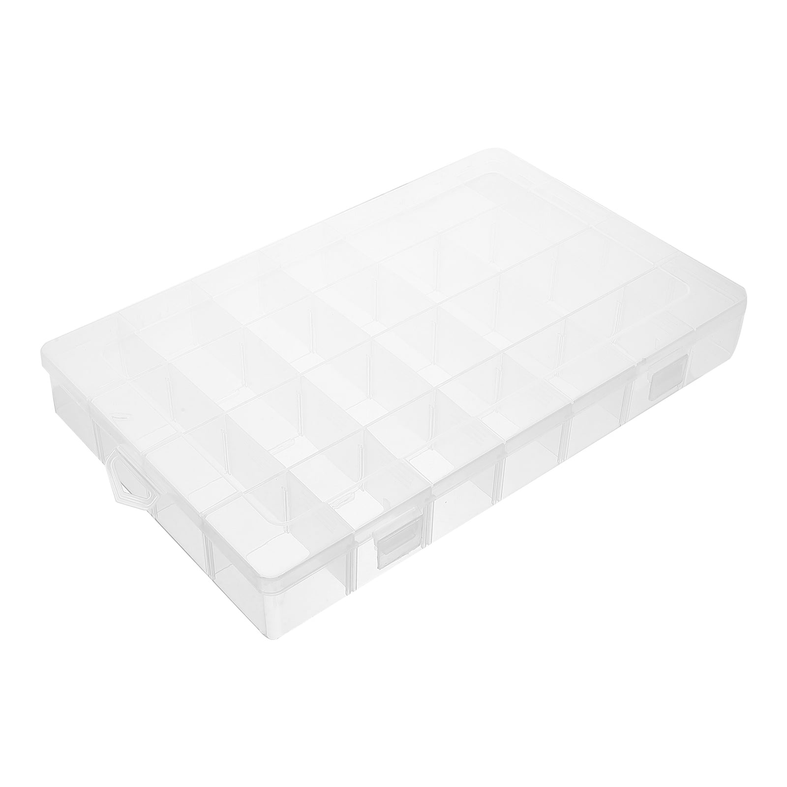 LEORX Storage Compartments Organizer Jewelry Organizer Box Transparent ...