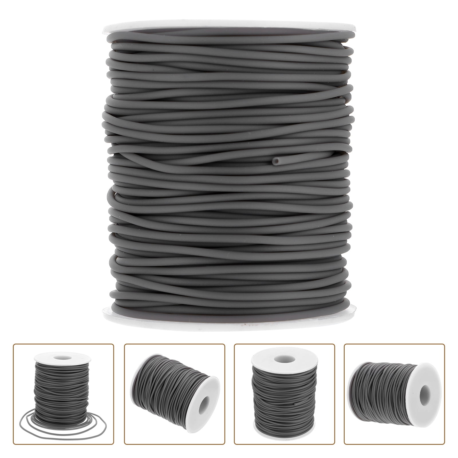 WINOMO 1Pack Grey Elastic Bracelet Cord Hollow Design Jewelry Making ...