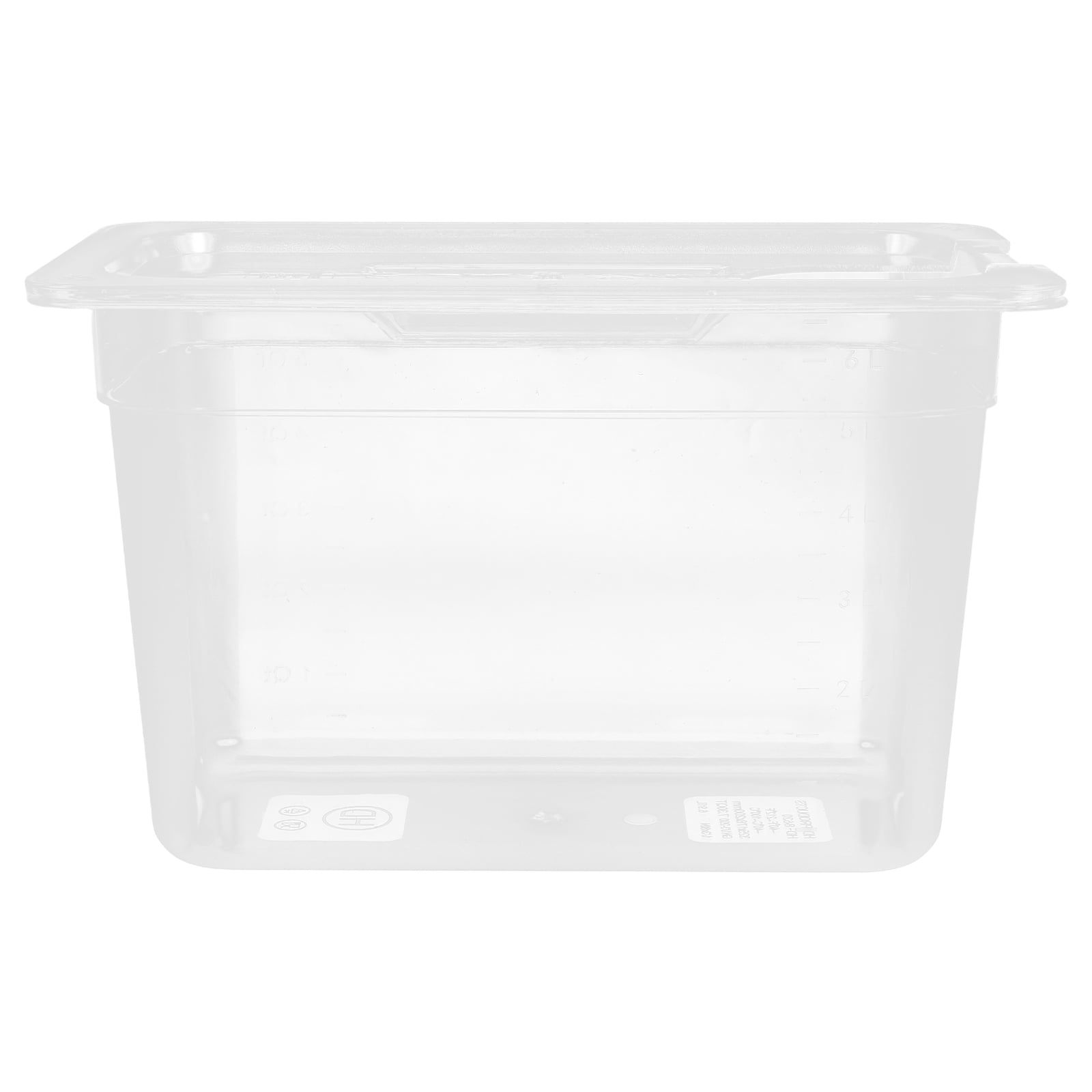 WINOMO 1Pack Transparent Slow Cooker Box for Kitchen Food Storage ...