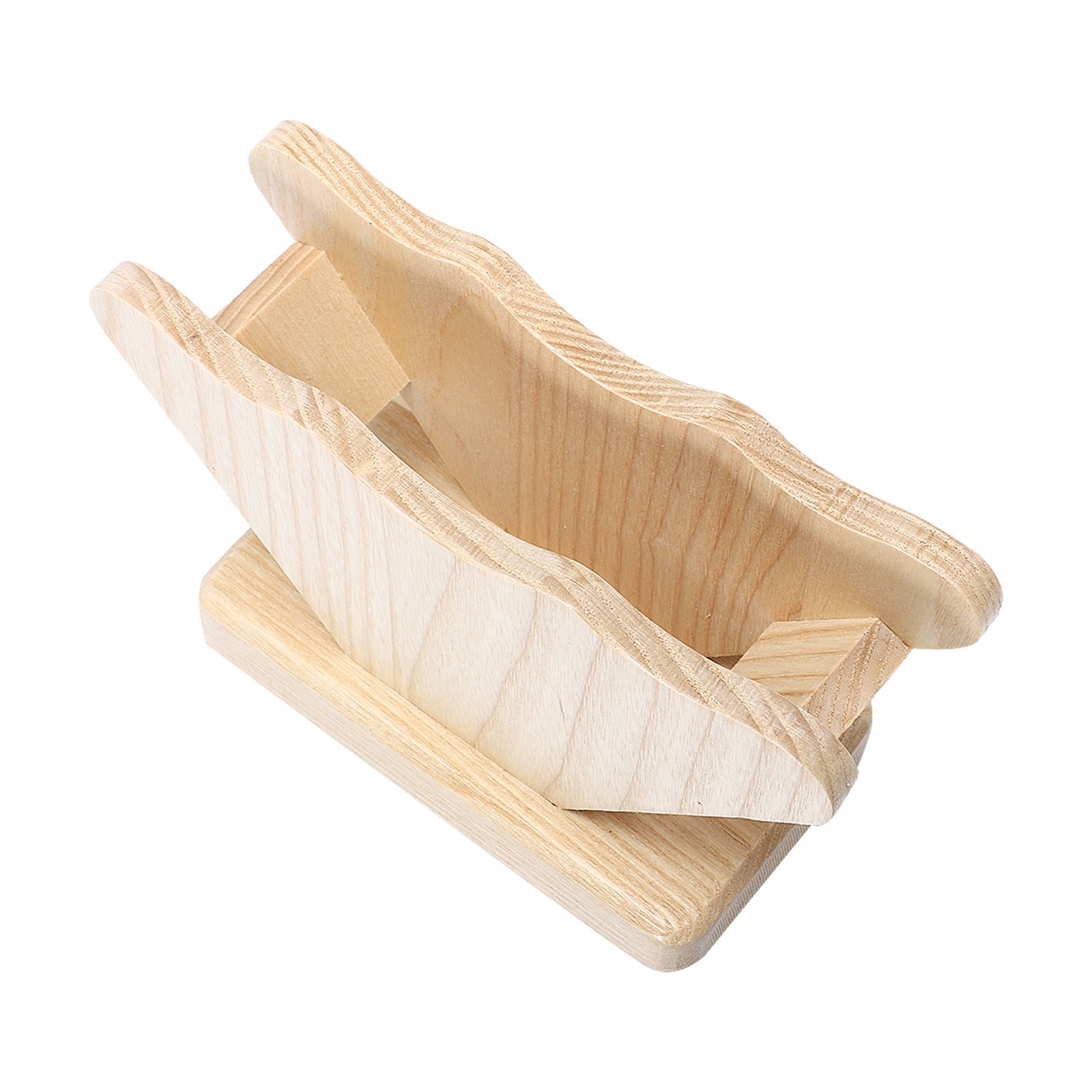 WINOMO 1Pc Coffee Filter Paper Storage Rack Black Wood for Coffee ...