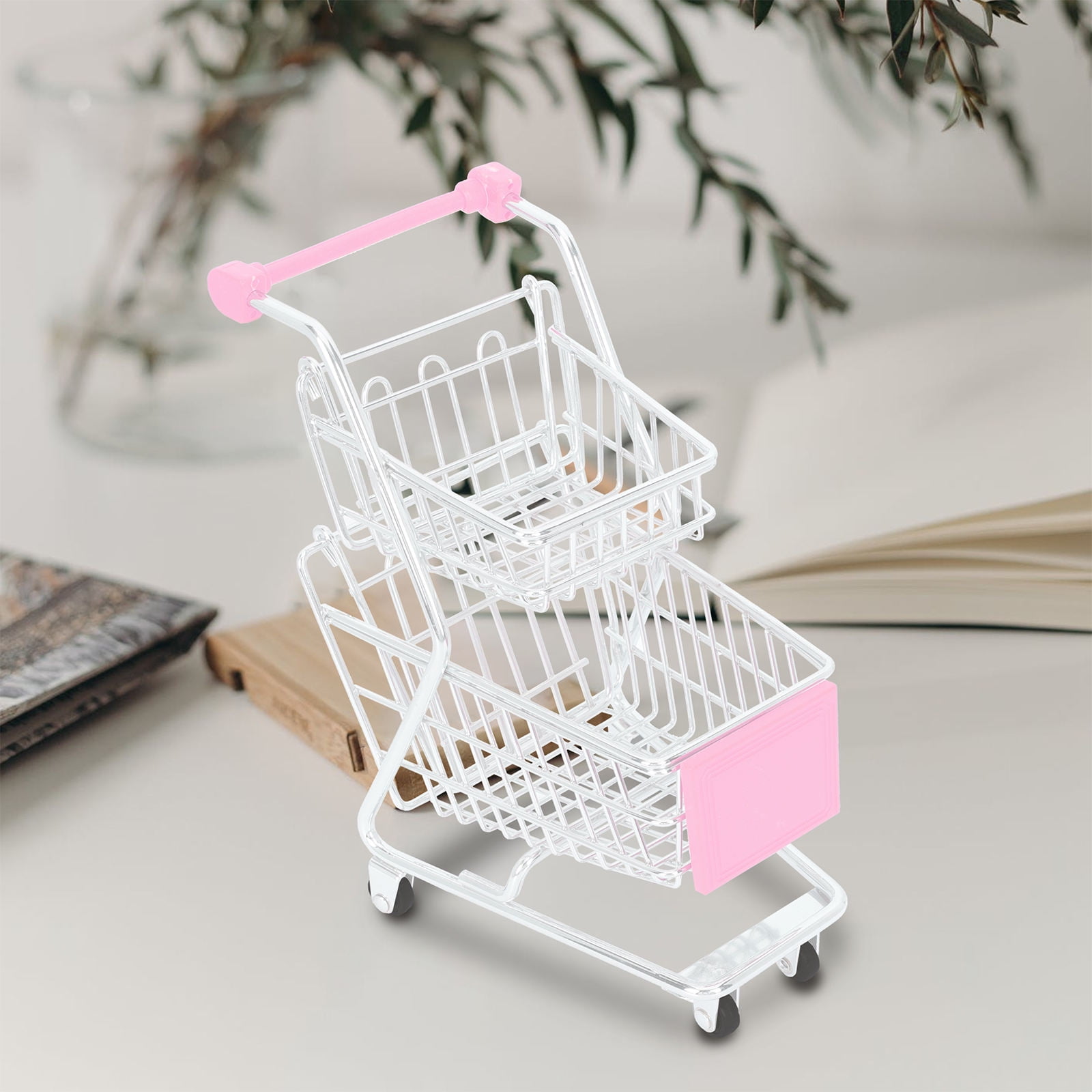 WINOMO 1Pcs ABS Mini Cart Adornment for Dining Table in Trolley Shape ...