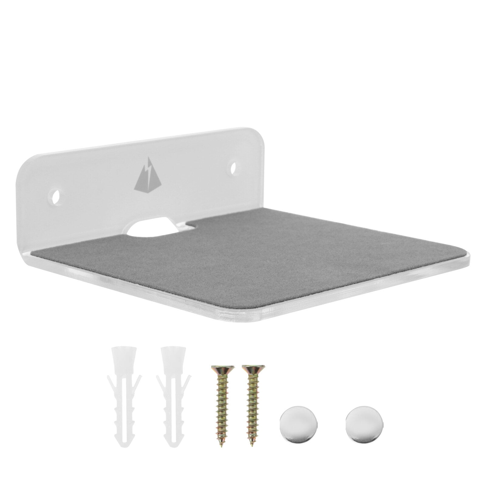 WINOMO 1Pcs Wall Storage Rack Acrylic Speaker Bracket for Wall ...