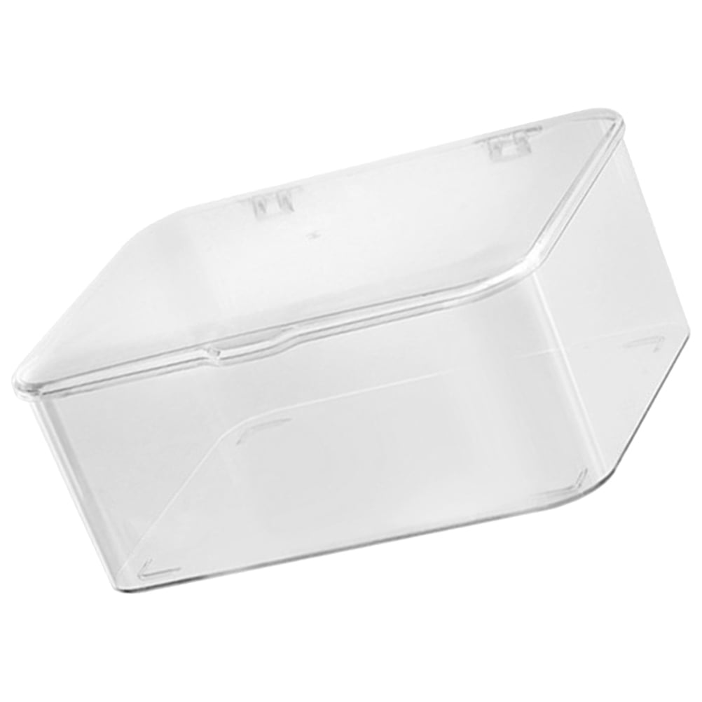 WINOMO 1Set Rectangular Plastic Storage Bin with Lid for Small Object ...