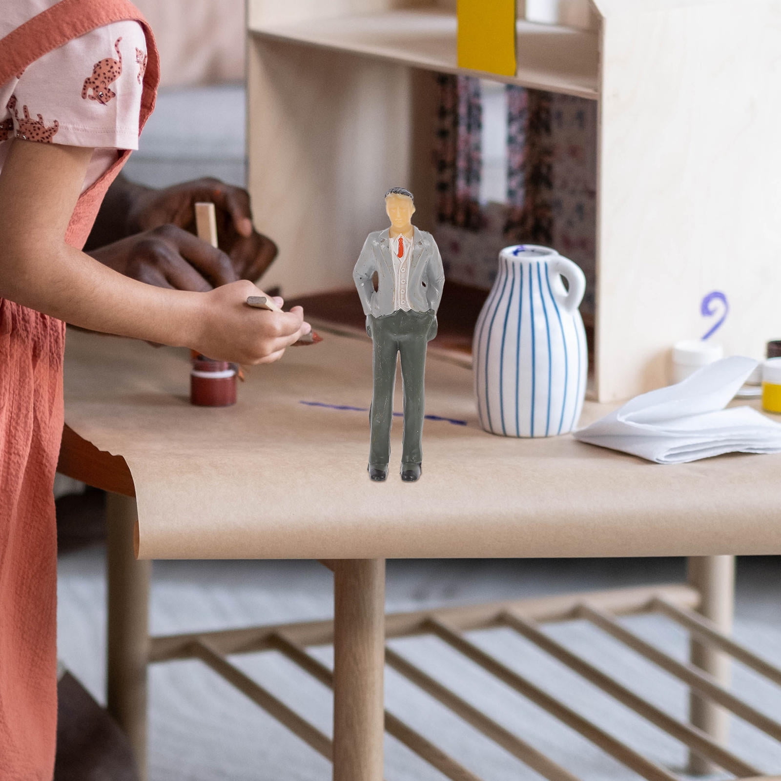 WINOMO 26Pcs Small People Figures Mixed Style ABS Plastic DIY Story ...