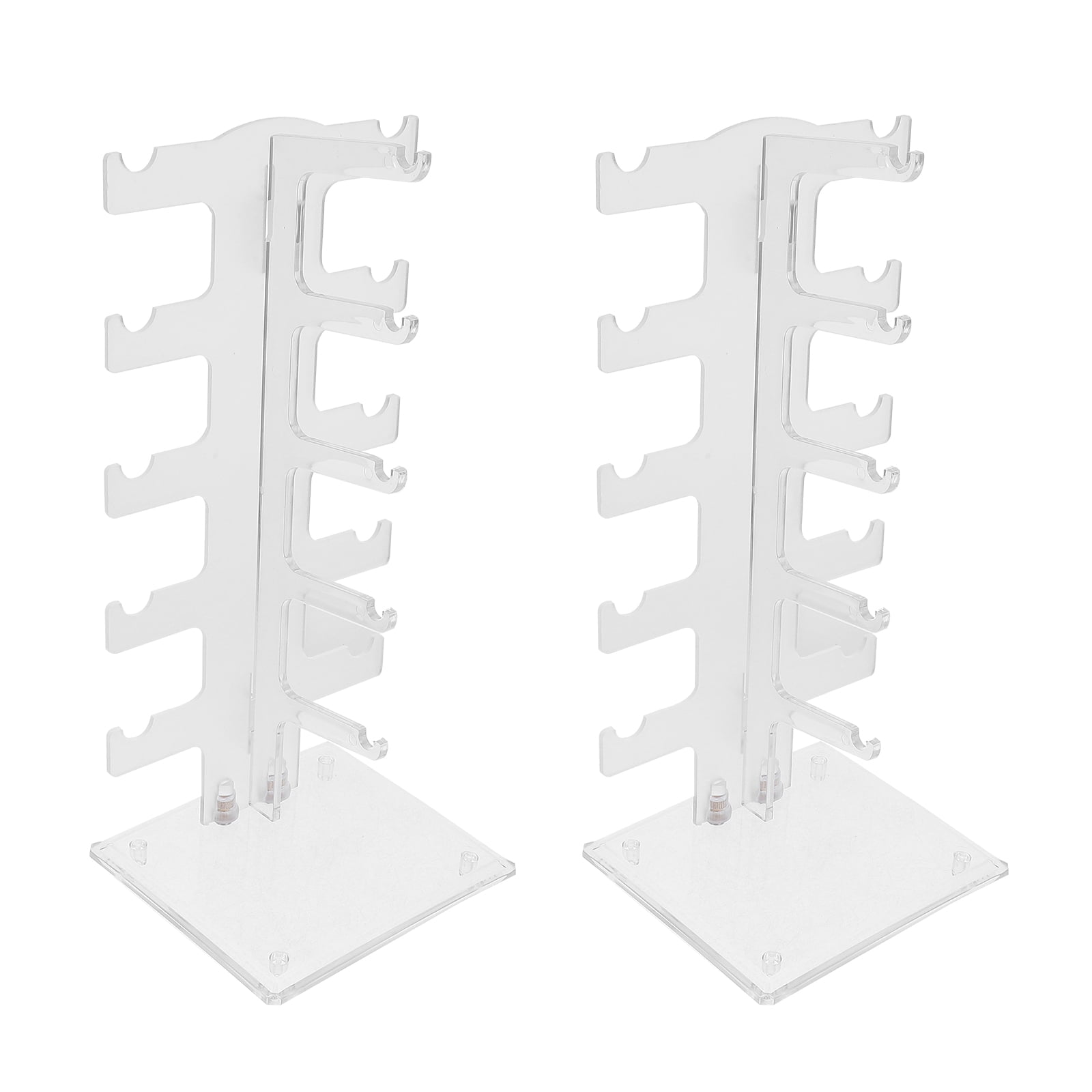 WINOMO 2Pack Simple but Practical Design Glasses Storage Rack 32x15cm ...