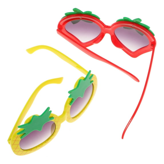 LEORX 2Pcs Party Photo Booth Props Glasses with Fun Shapes in Assorted ...