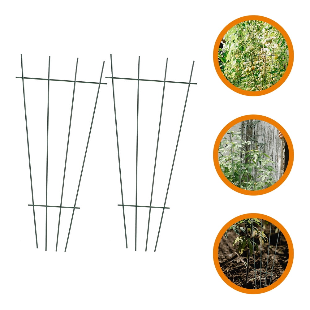 WINOMO 2Pcs Dark Green Iron Vine Plant Climbing Racks Garden Tool ...