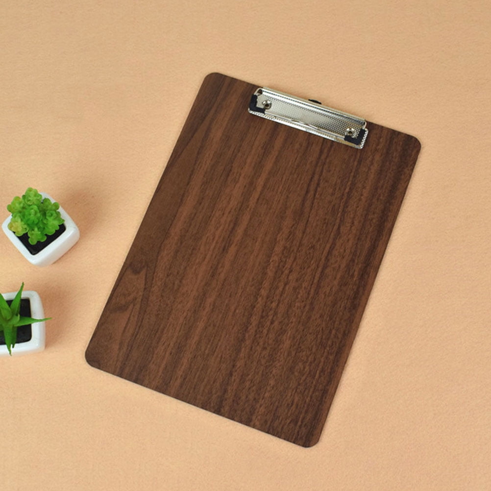 WINOMO 2Pcs Wood Menu Clipboard Easy Opening and Closing for Dining ...