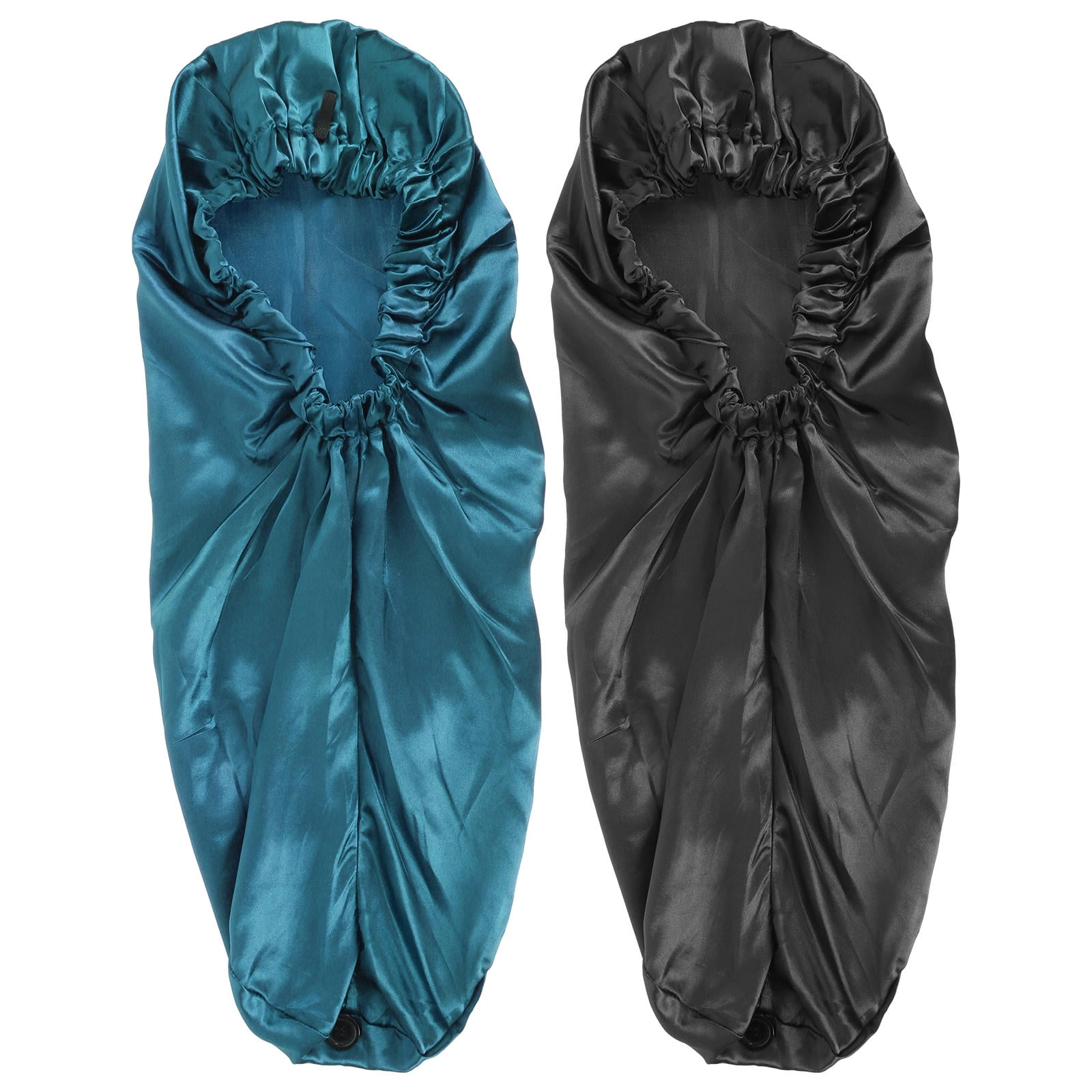 WINOMO 2Set Satin Shower Cap Hair Protection for Women Daily Cleaning ...