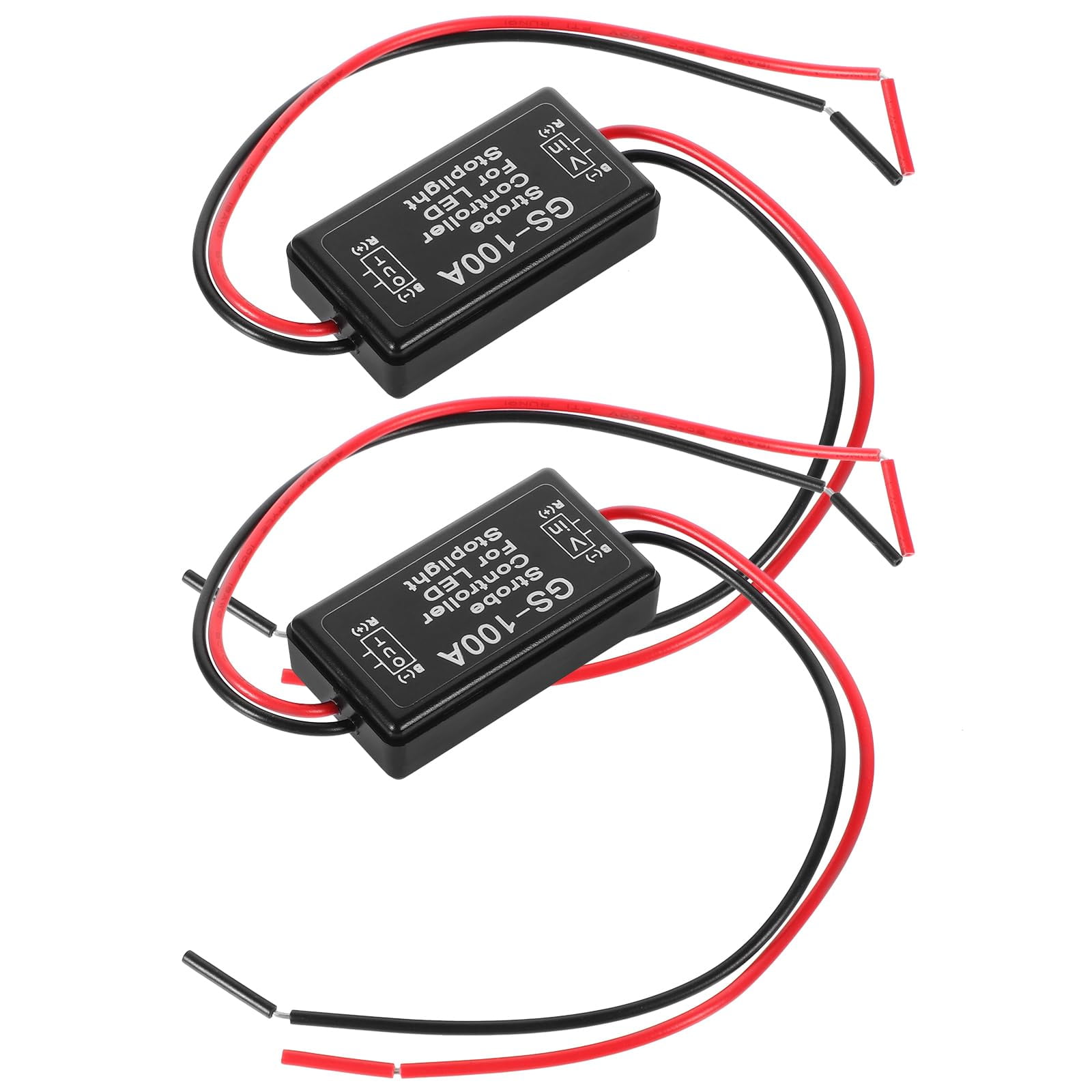 WINOMO 2pcs Flash Strobe Controller Car Flasher Module for Brake Light Tail Stop Light C33 ...