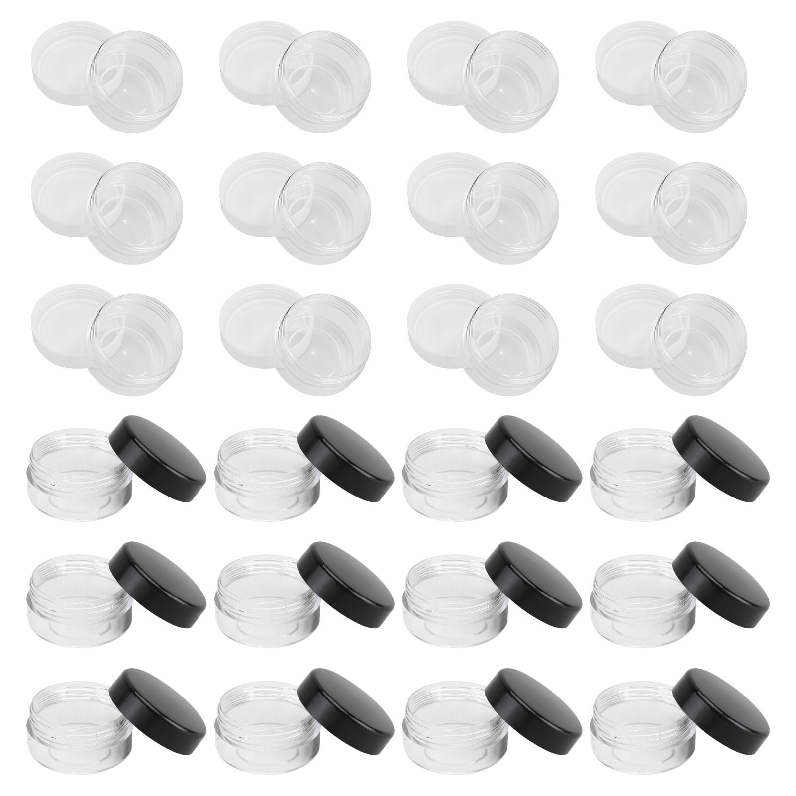 WINOMO Mini Containers For Samples Cream Storage Boxes White 30Pcs ...