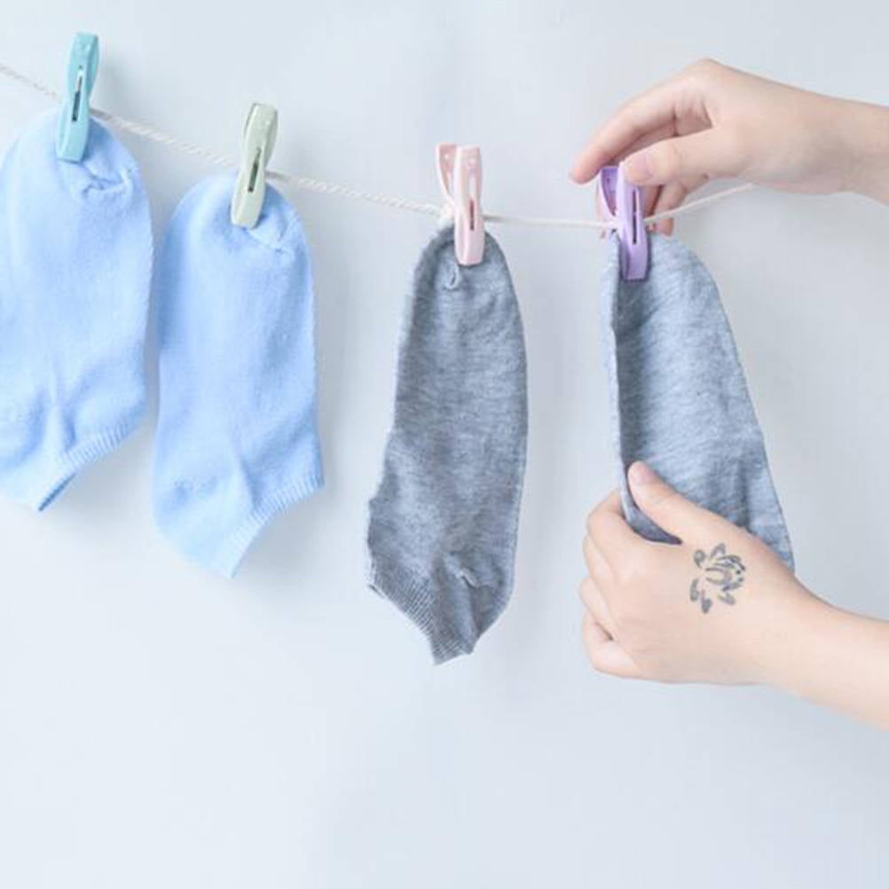 WINOMO 48Pcs Plastic Clothing Clips Laundry Clips Smooth Edge Non Slip ...