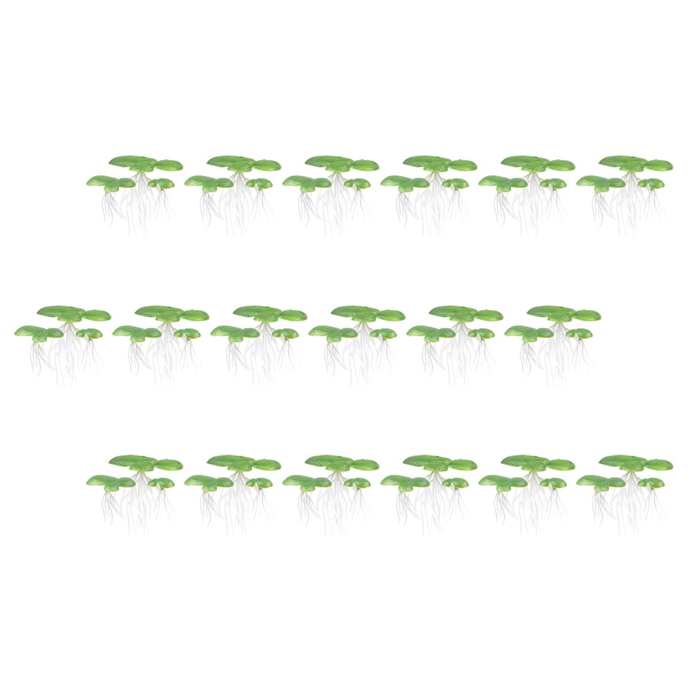 WINOMO 54Pcs Simulated Plant Duckweed for Aquarium Floating Duckweed ...