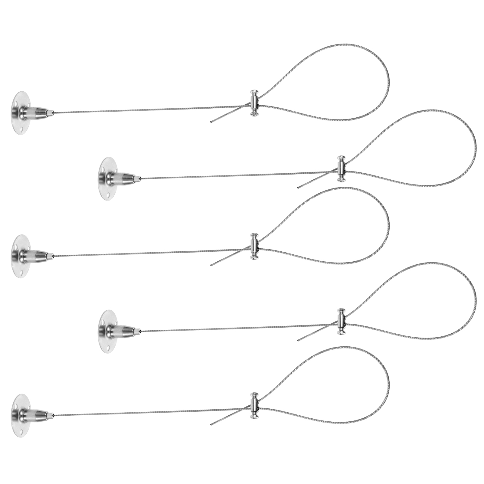 WINOMO 5Pcs Zinc Alloy Wire Rope Hanger for Art Display and Home ...