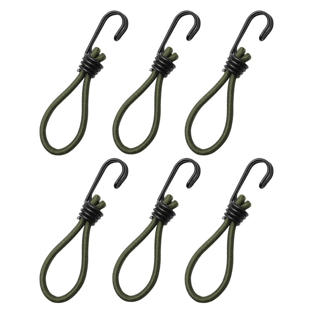 LEORX Camping Tent Hooks Tent Accessories Dark Green 6Pcs - Walmart.com