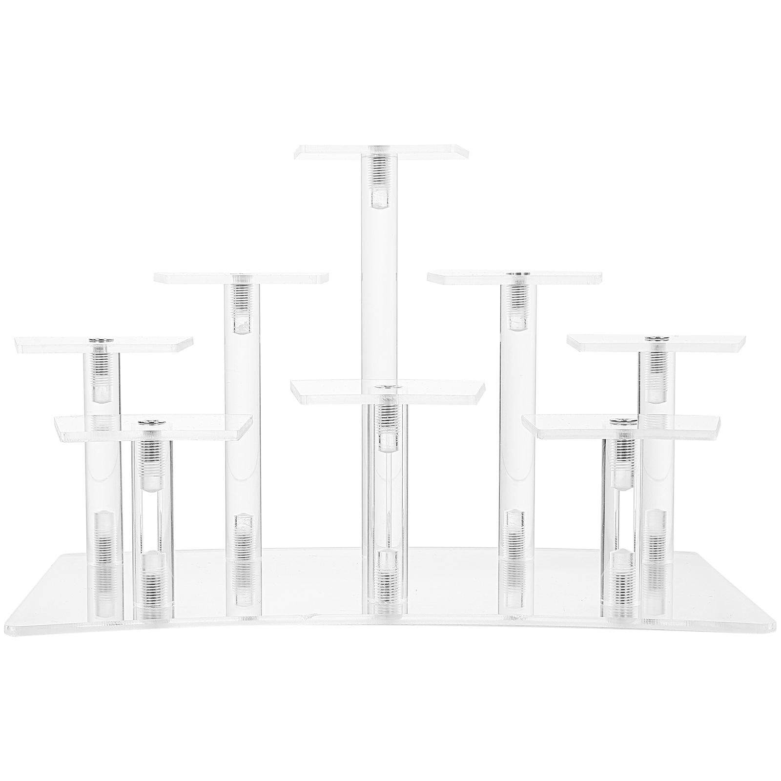 WINOMO Clear Display Shelf 1Pcs Acrylic 8-Step Staircase for Models and ...