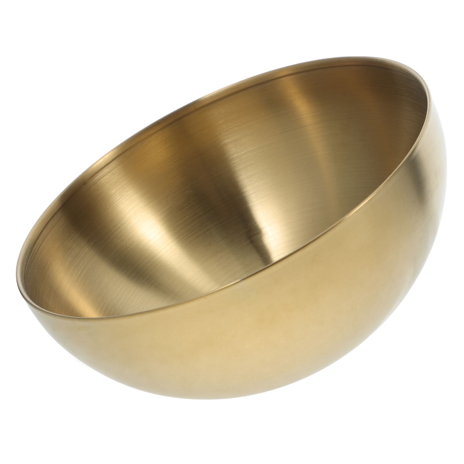 WINOMO Cooking Prep Bowls Stainless Steel Matte Finish Golden Round ...