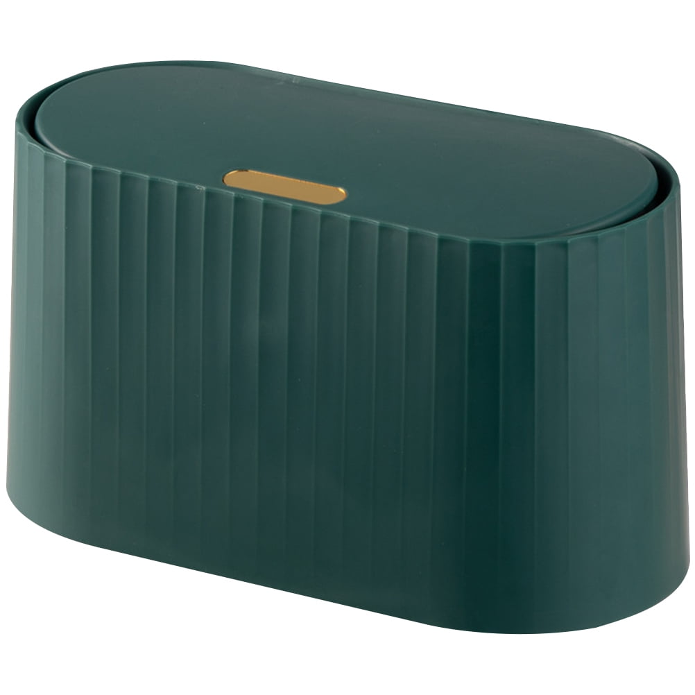 WINOMO Office Trash Bin Olive Green PP Food Waste Isolation for Adults ...