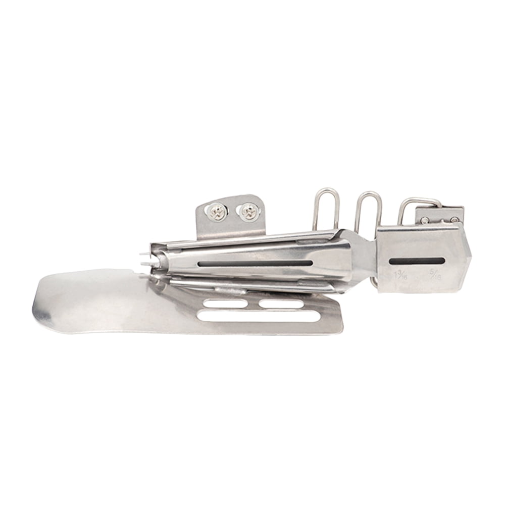LEORX Sewing Machine Binder Attachment Silver for Seam Finishing and ...