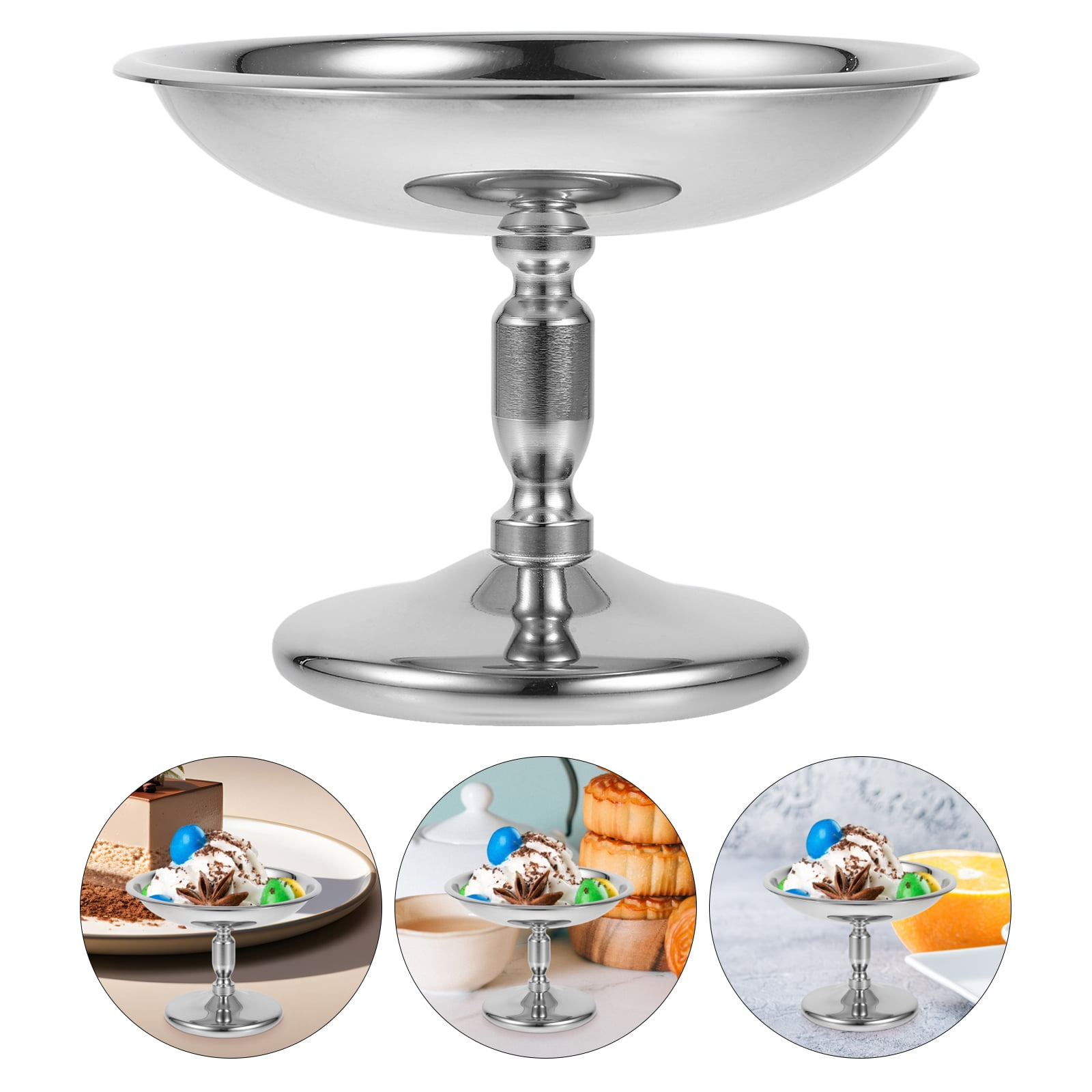 WINOMO Stainless Steel Dessert Cups Ice Cream Storage Goblets for Fruit ...