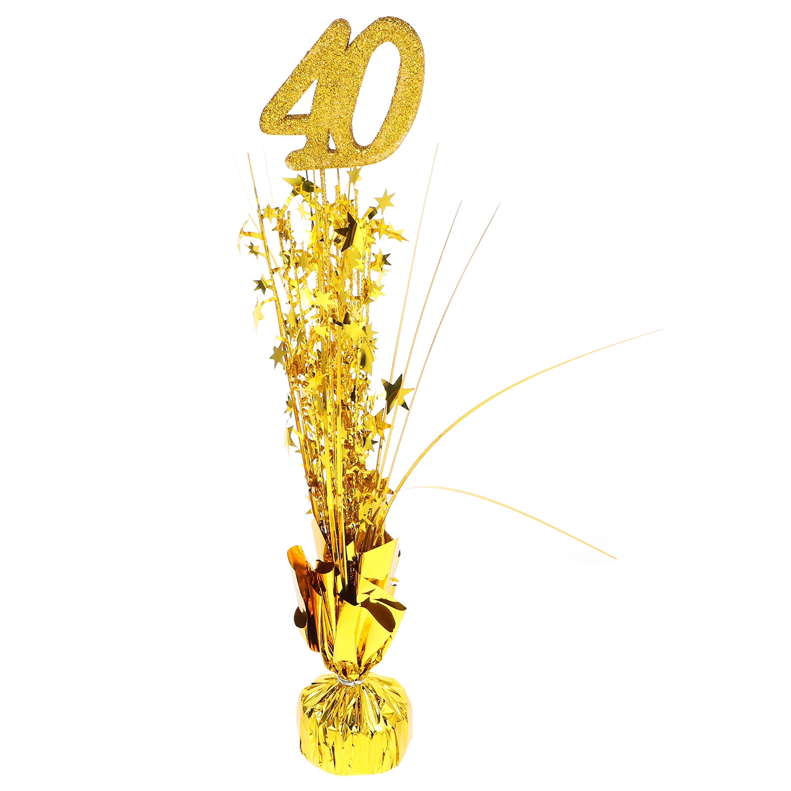 WINOMO Star Shape Table Centerpiece Golden Decor for Birthday Hosts ...