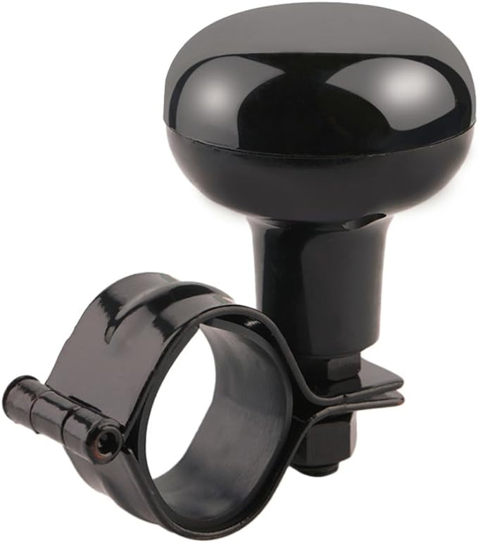 WINOMO Steering Wheel Spinner Black Steering Wheel knob Auxiliary ...