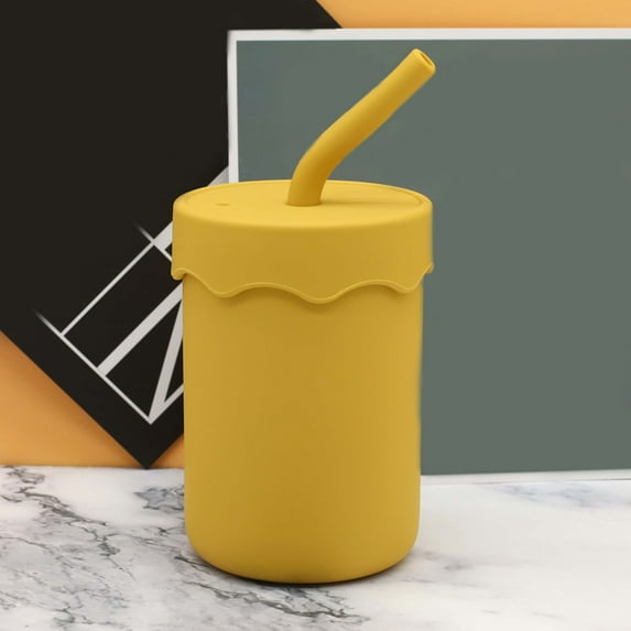 WINOMO Training Cups with Straw Lid Oral Strength Appropriate Lip ...