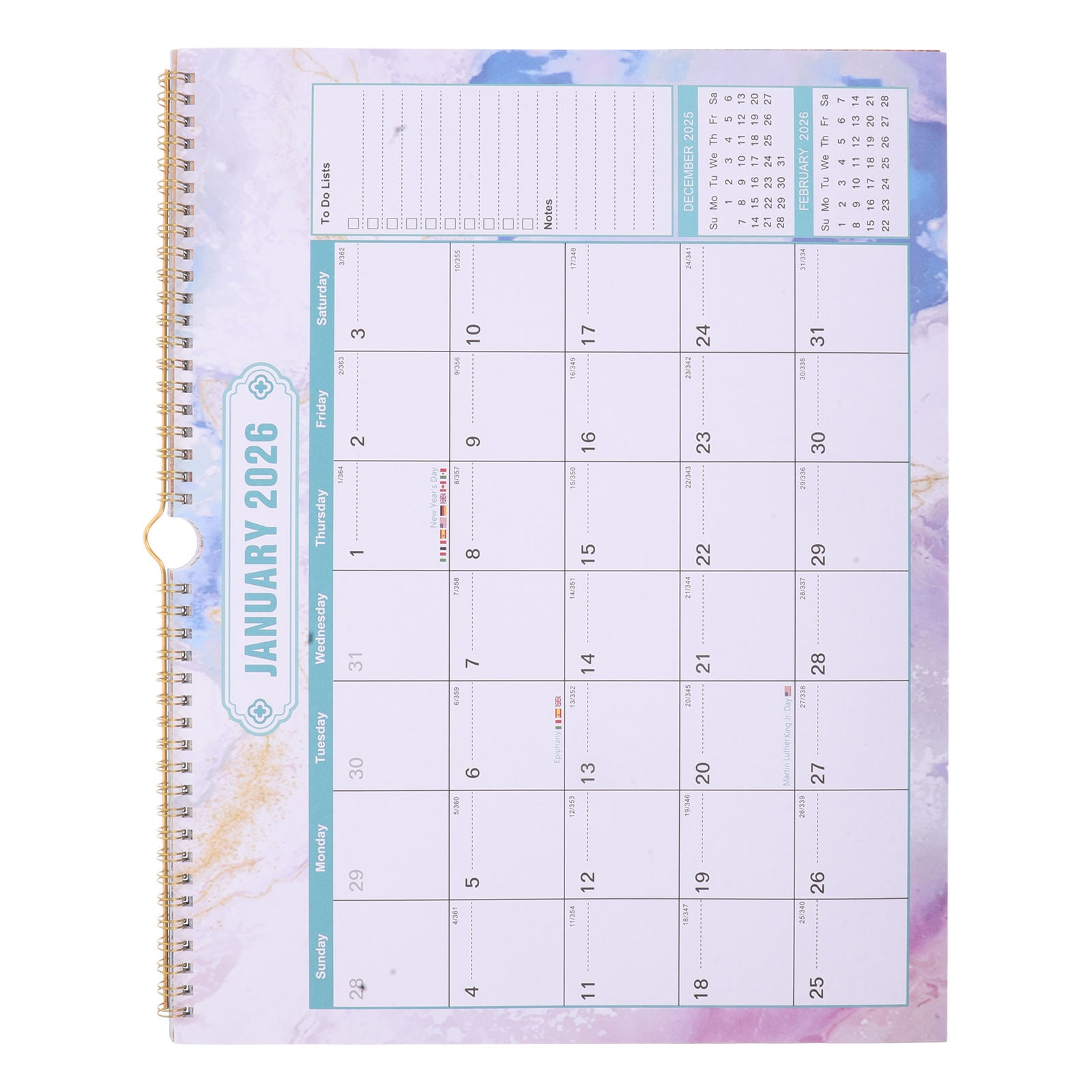 WINOMO year-round calendar Hanging Wall Calendar Multi Paper ...