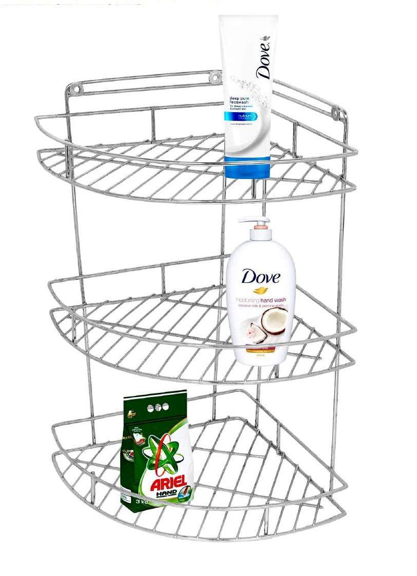WINSTAR Multipurpose High Grade Stainless Steel 3Tier Corner Stand ...