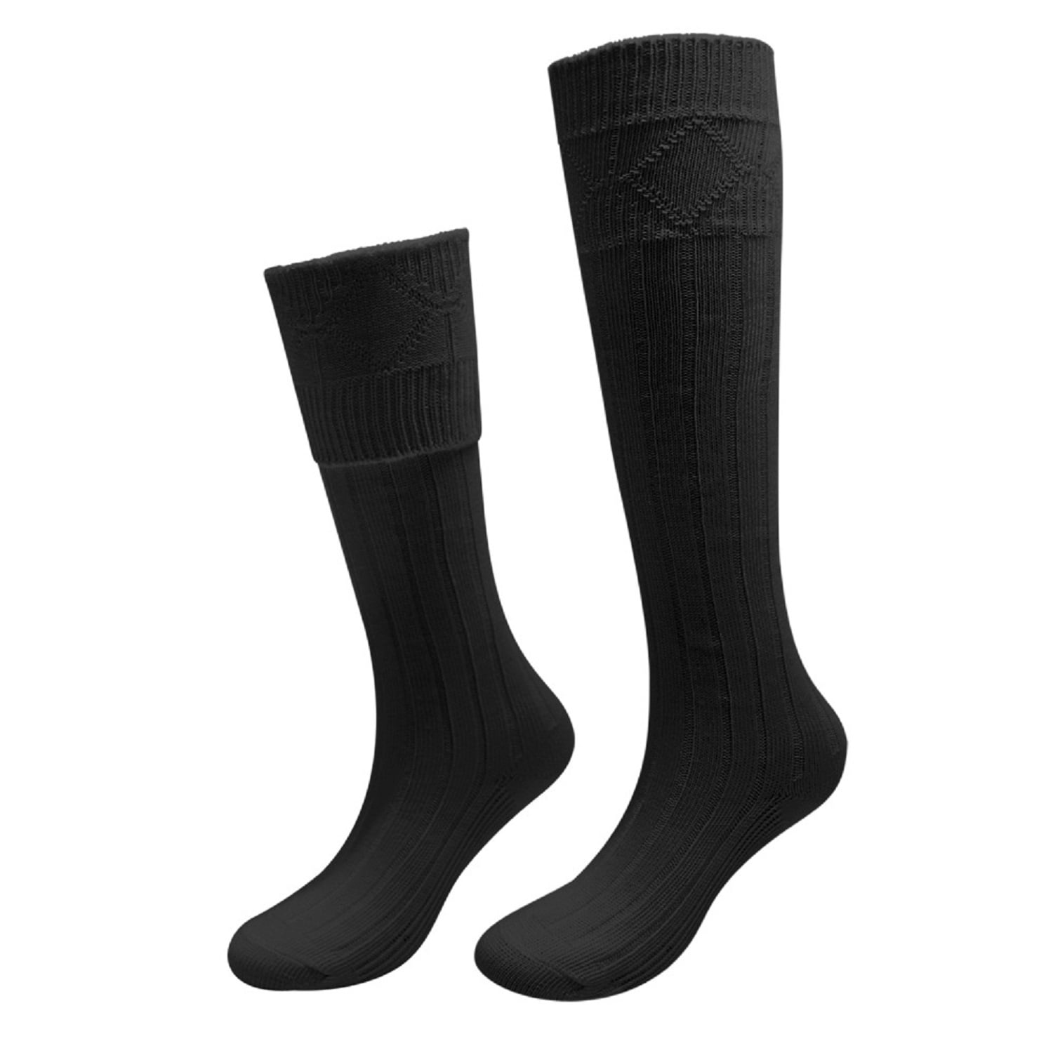 WIOMEASK Scottish Kilt Socks, Traditional Scottish Kilt Socks, Ribbed ...