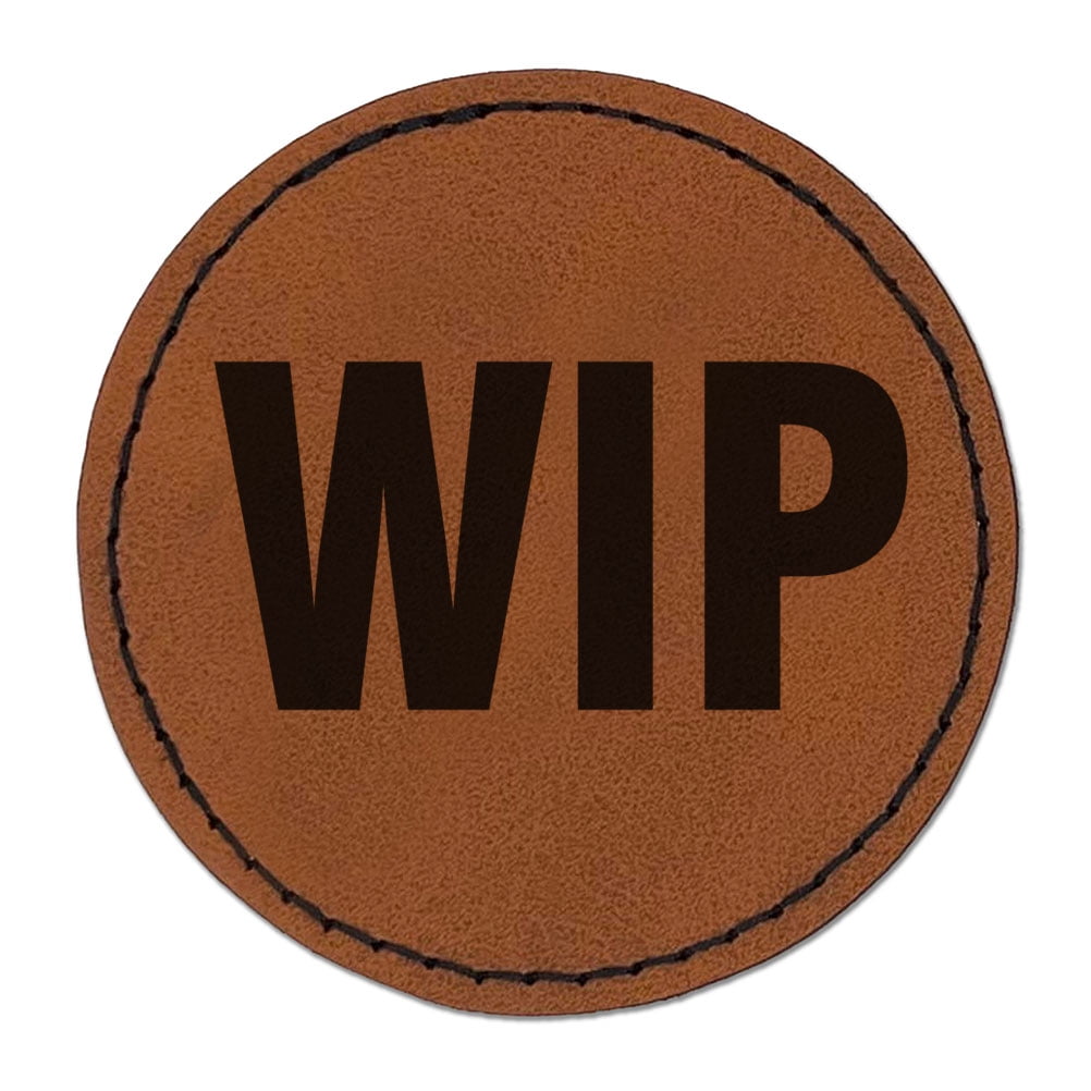 WIP Work In Progress Inventory Management Manufacturing Label Round ...