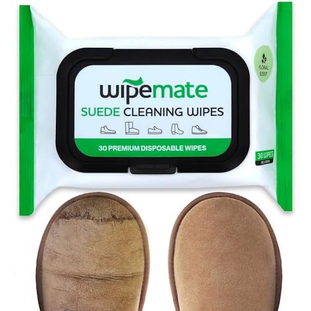 WIPEMATE Premium Suede Cleaner Wipes, Quick Wipes for Home or Travel ...