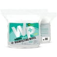 WIPESPLUS Disinfecting Surface Wipes Refill Bag Bleach Free with Lemon Scent for Home and ...