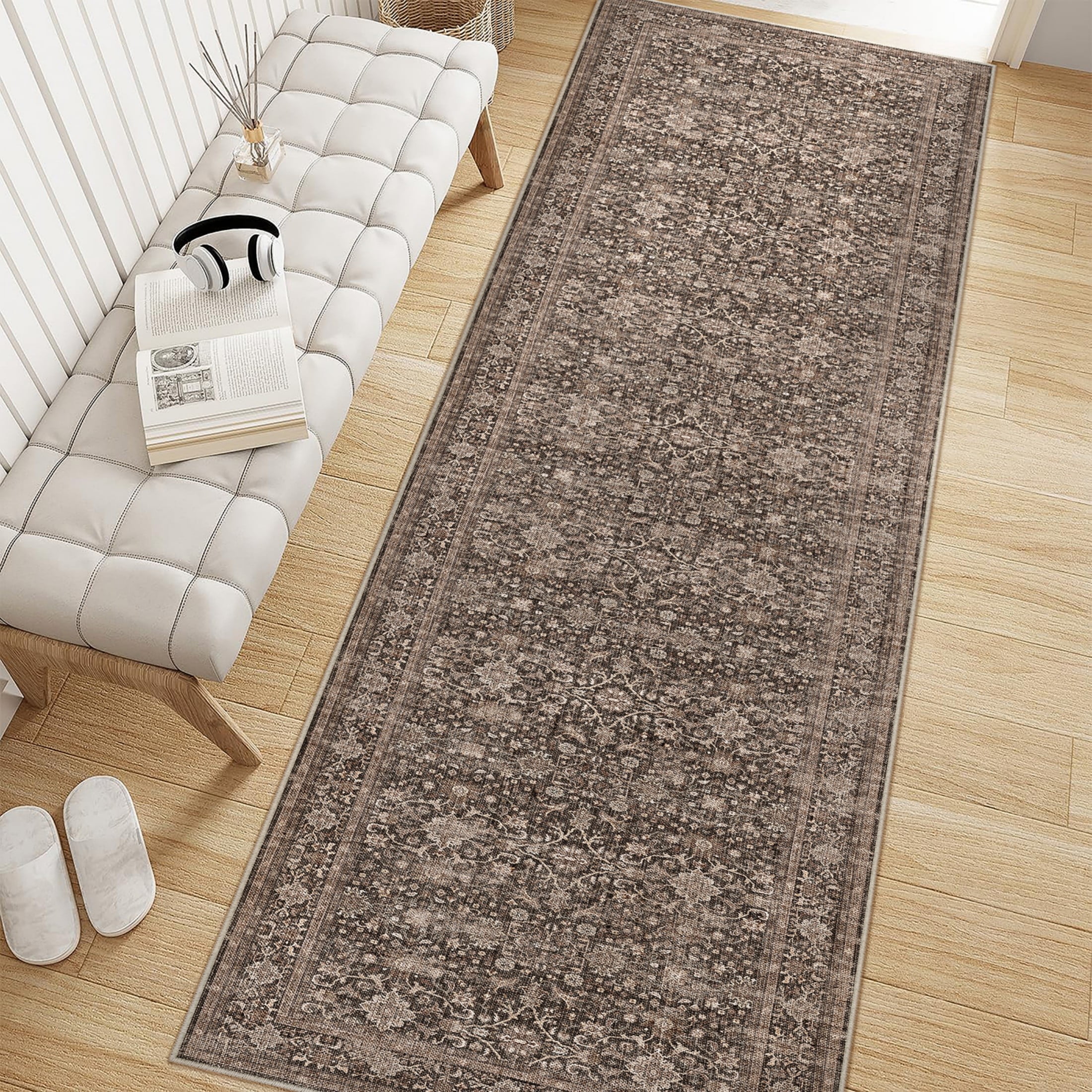 WIPONKEN 2x6 Runner Rugs for Living Room Bedroom Dining Room Office ...