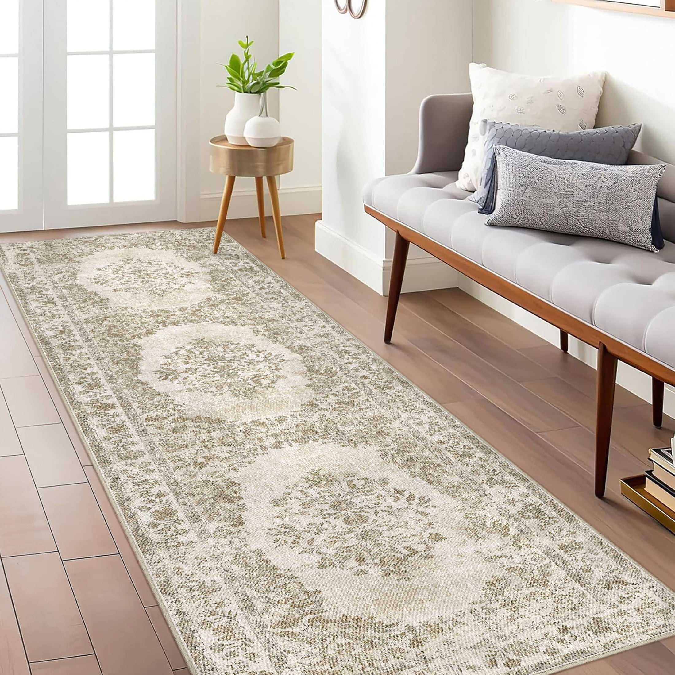 WIPONKEN 2x8 Runner Rugs for Living Room Bedroom Dining Room Office ...