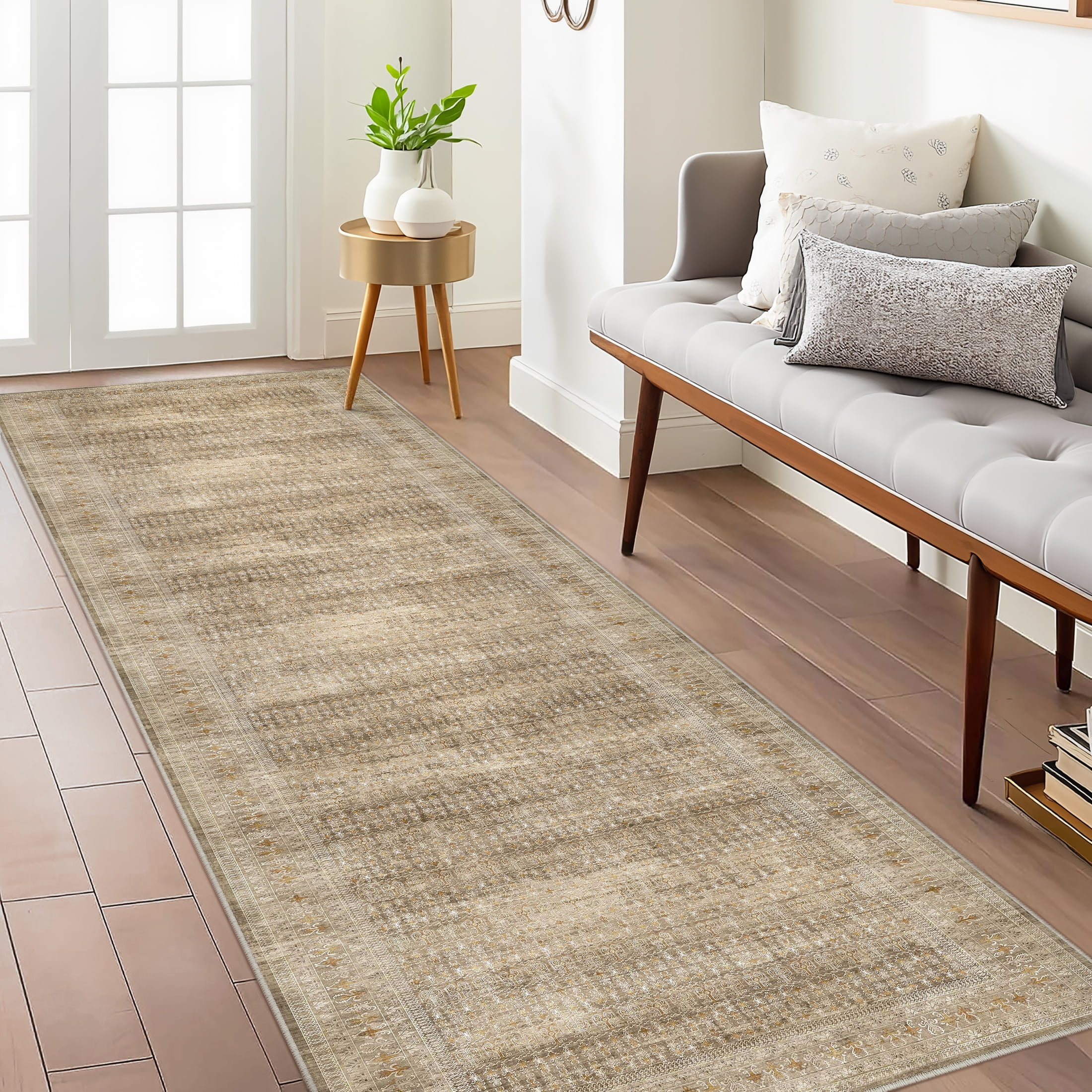 WIPONKEN 2x8 Runner Rugs for Living Room Bedroom Dining Room Office ...