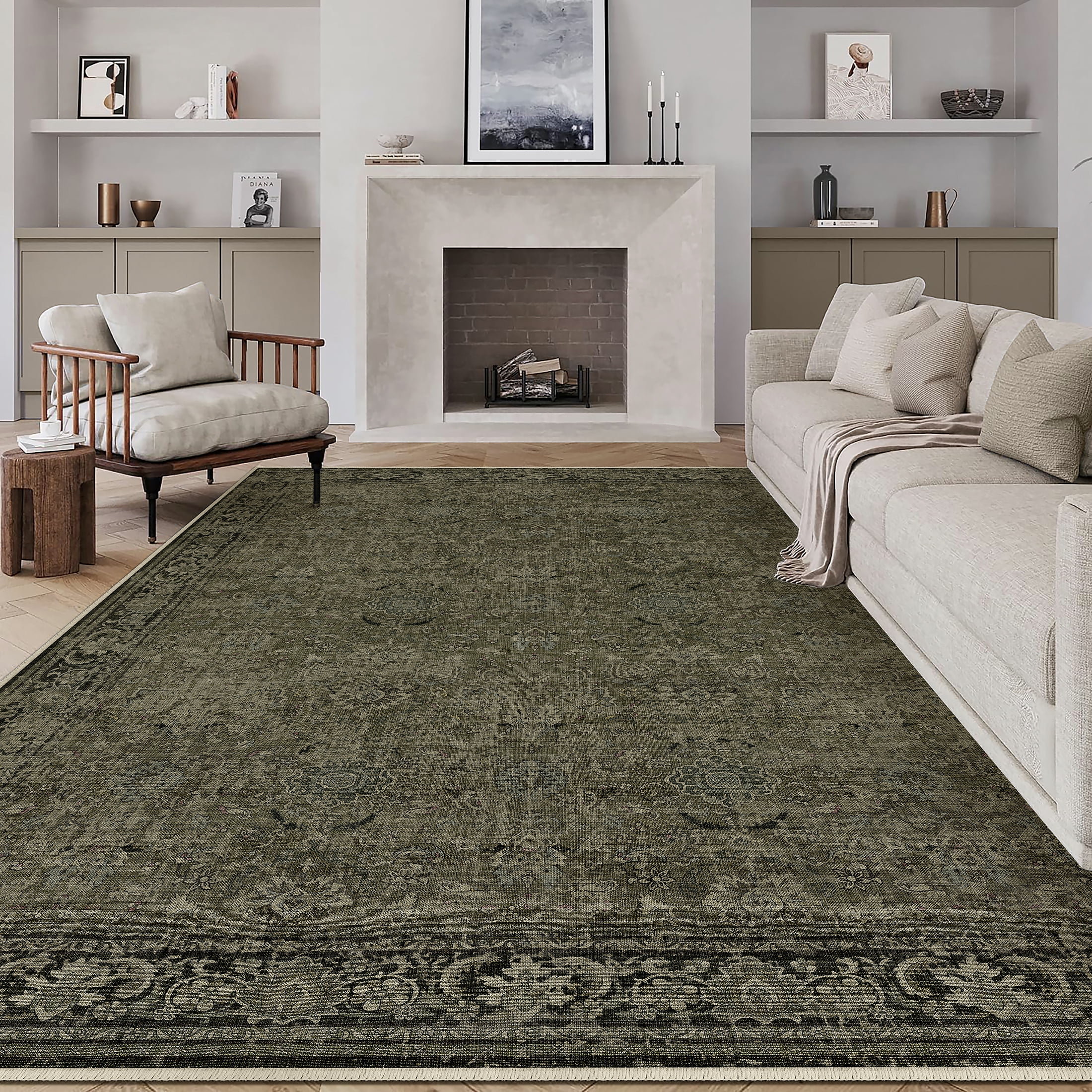 WIPONKEN 9x12 Area Rugs for Living Room Bedroom Dining Room Office ...