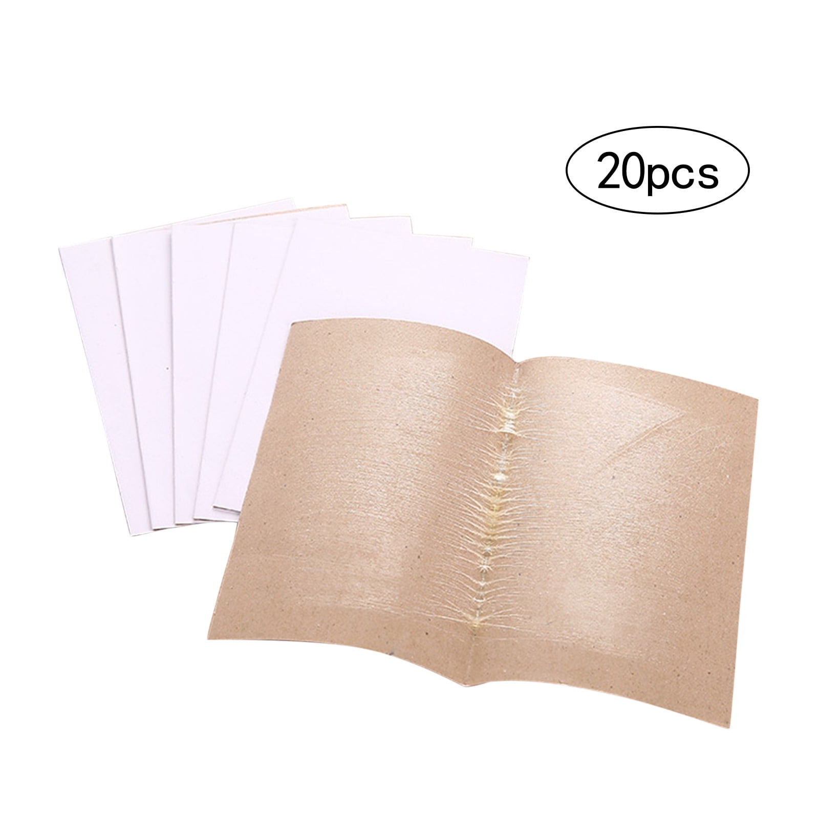 WIQUOKETT 20-Pack Fly Papers House Fruit Flies Catcher Board Sticky ...