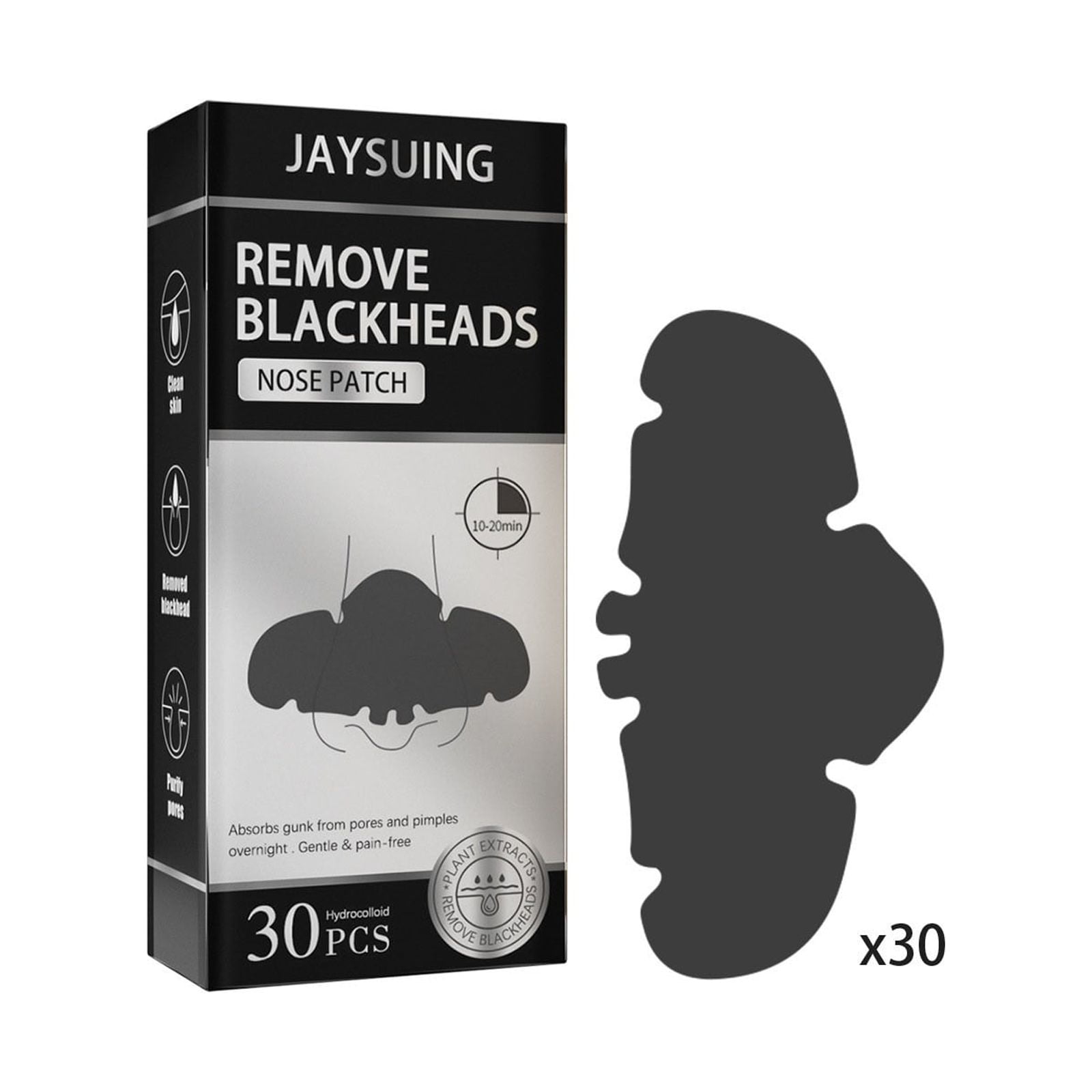 WIQUOKETT Dispel Blackhead Nasal Patch, Close Pores, Protects Skin ...