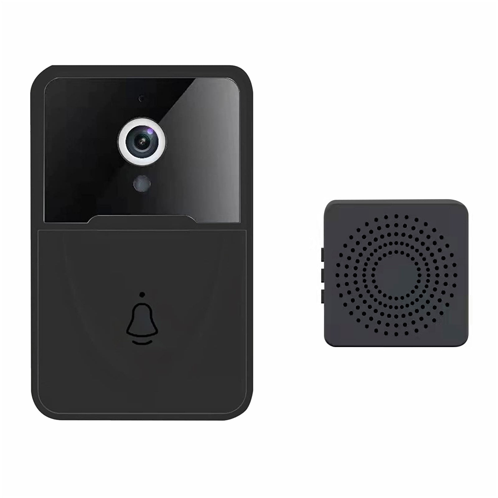 WIQUOKETT Wireless Smart Remote Video Doorbell Home Video Doorbell ...
