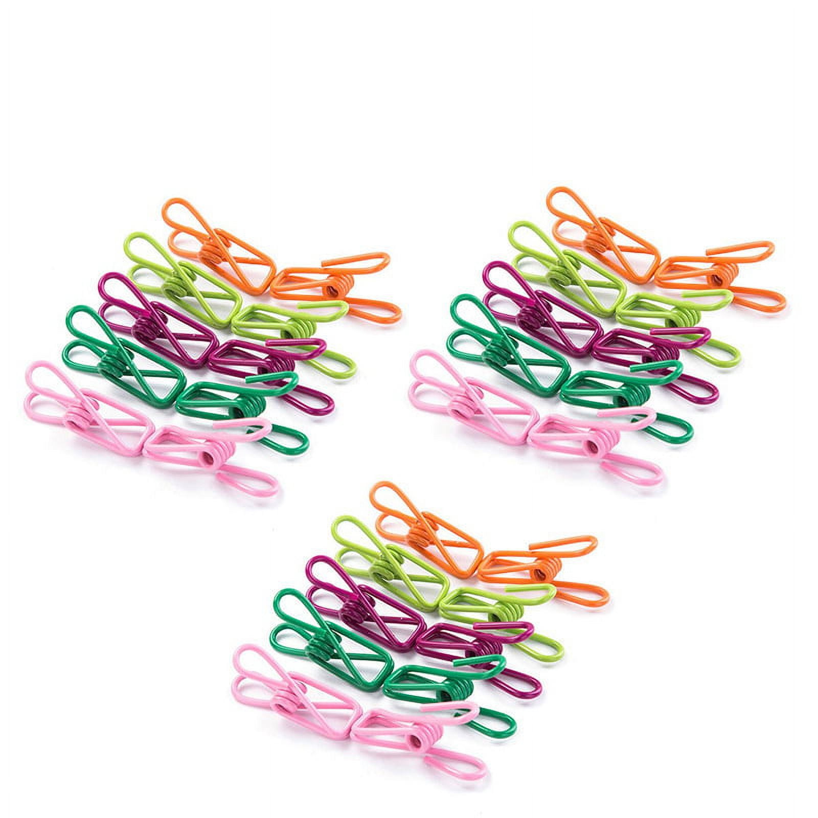WIRE CLIPS - MULTI-COLORED, Chip Bag Clips, Kitchen Clips, Magnetic ...